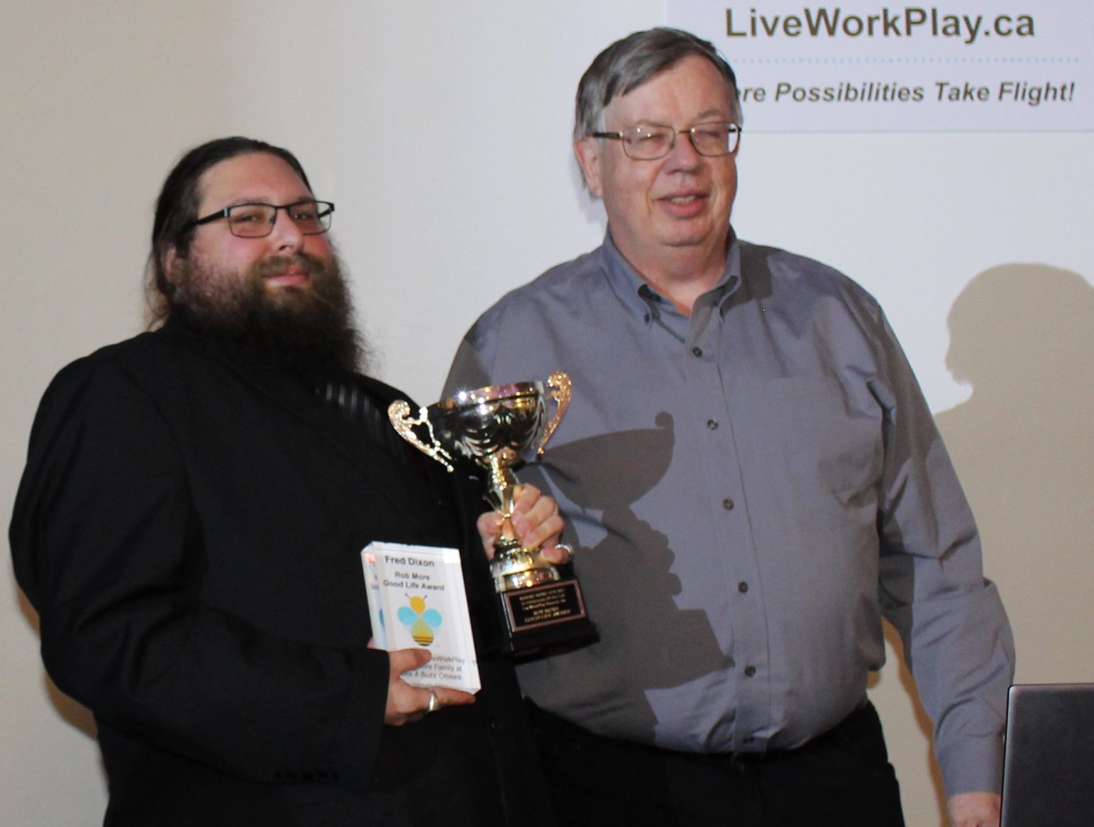 Fred Dixon Receives Standing Ovation: Rob More Good Life Award at LiveWorkPlay Make A Buzz ...